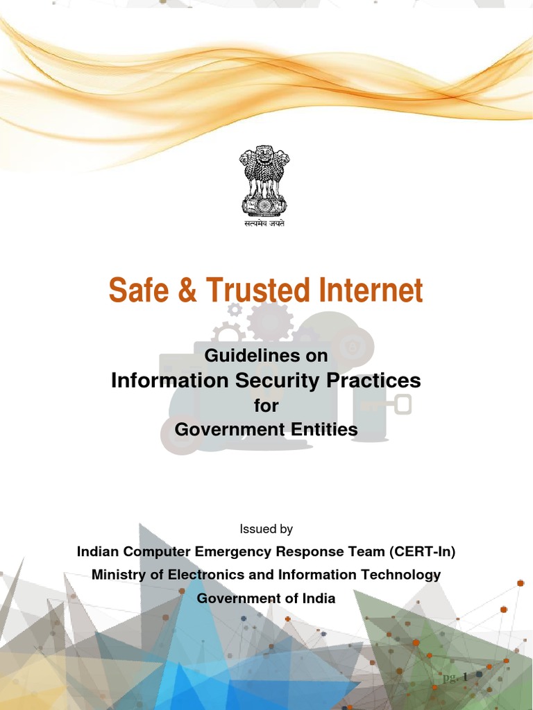 Cybersecurity Guidelines for Government | PDF | Computer Network | Security