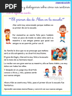 El primer día de Camila en la escuela | PDF
