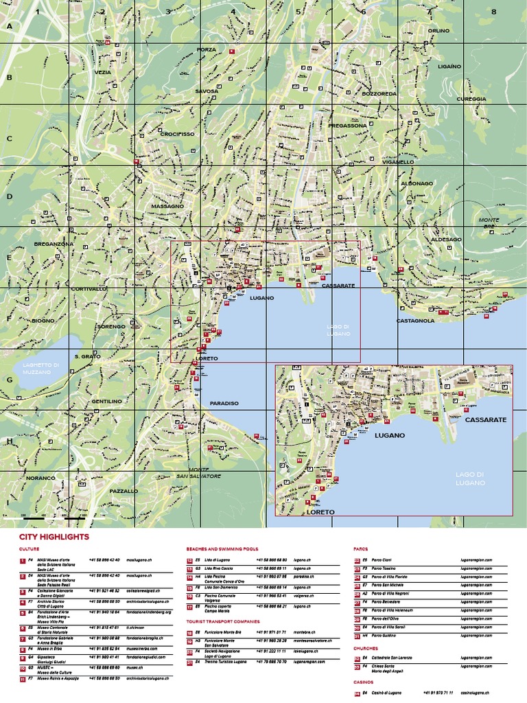Lugano City Map | PDF