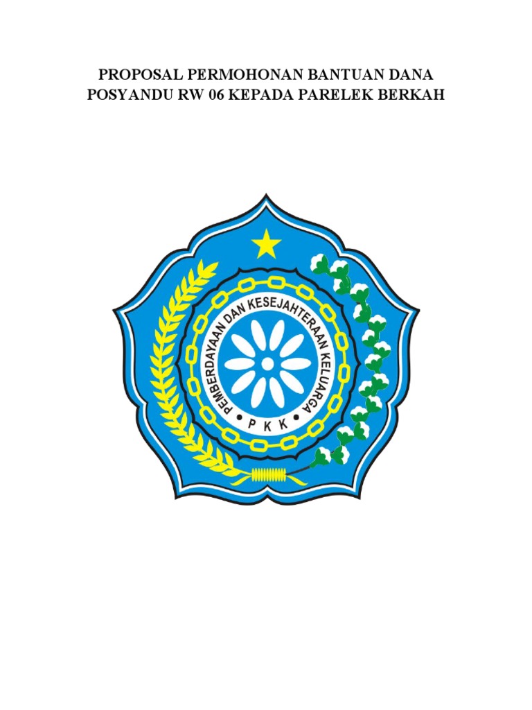 Proposal Permohonan Bantuan Dana Posyandu RW 06 Kepada Parelek Berkah | PDF