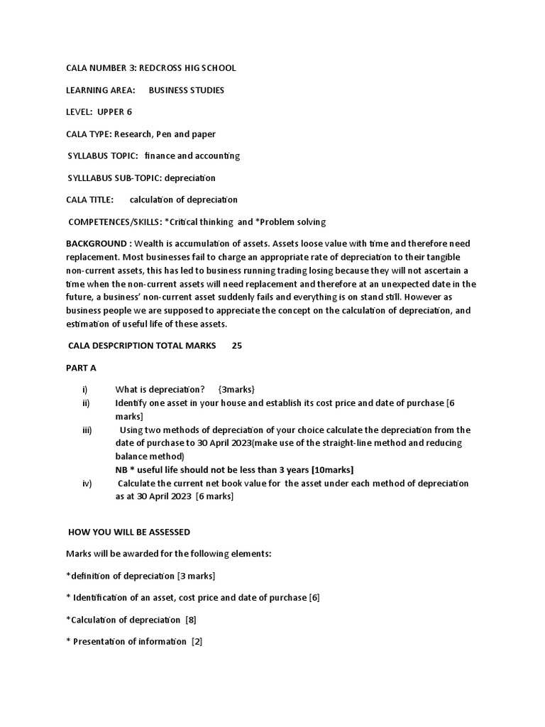 Cala Number 4 Bs A Level Upper6 | PDF