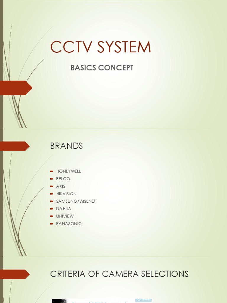 CCTV Training PPT r1 | PDF