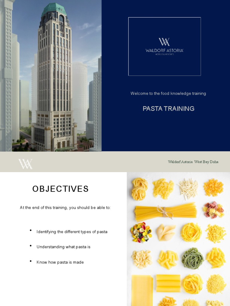 Pasta Training | PDF | Pasta | Spaghetti