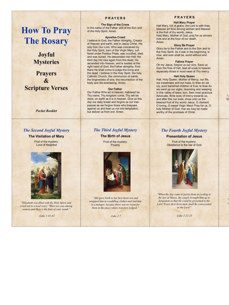 Rosary Guide | PDF