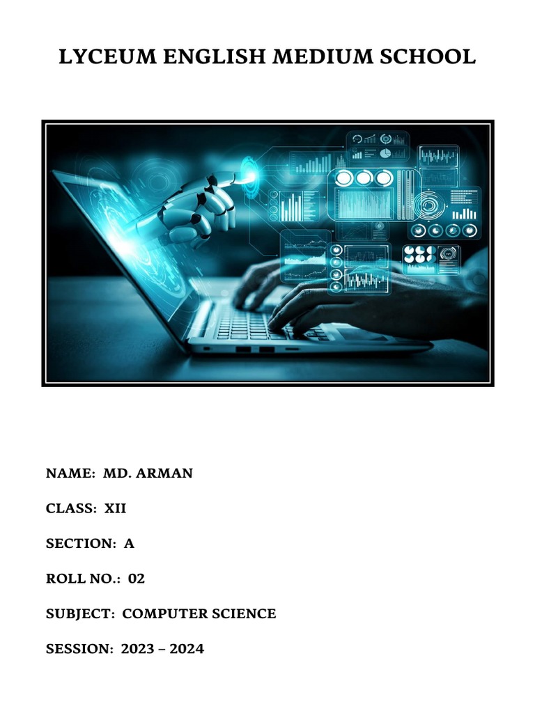 Computer Project Isc | PDF Computer Project Isc | PDF
