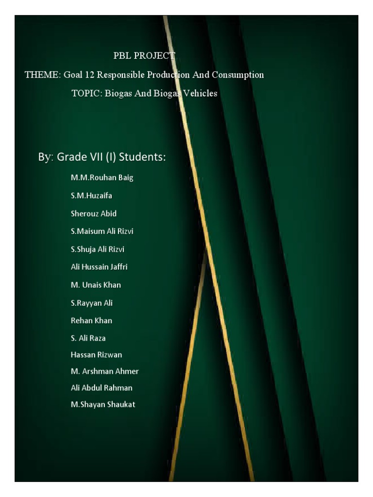 PBL2 0kl | PDF | Biogas | Anaerobic Digestion