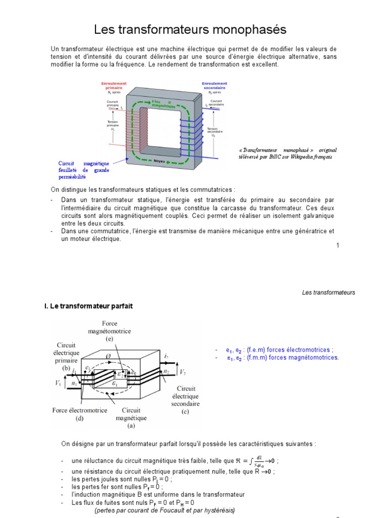05 Transformateurs | PDF