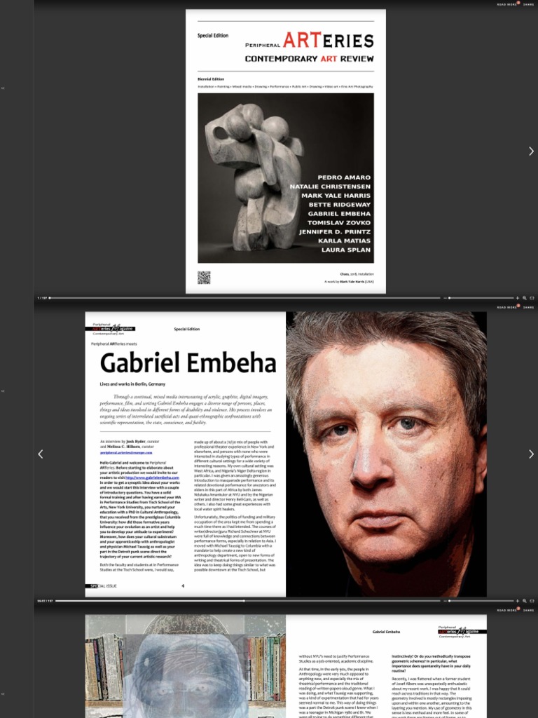 Peripheral Arteries Interview - Gabriel Embeha | PDF