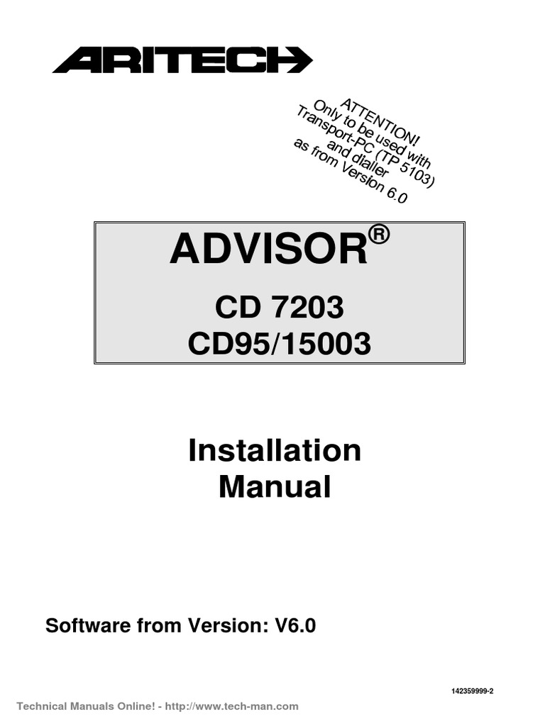 Aritech CD95 Install | PDF | Business | Computers