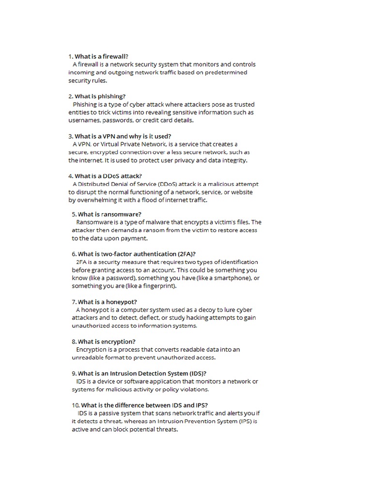 Cyber Security - Handout - 1687243296976 | PDF