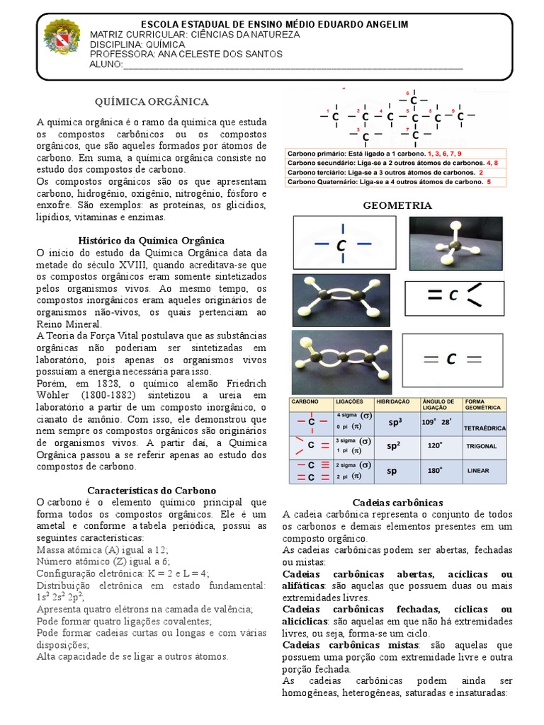 Química Orgânica Pdf Química Química Orgânica