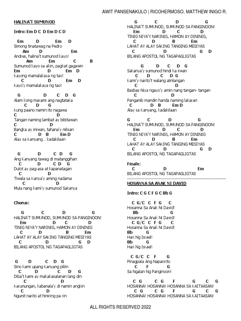 Awit Pansenakulo | PDF