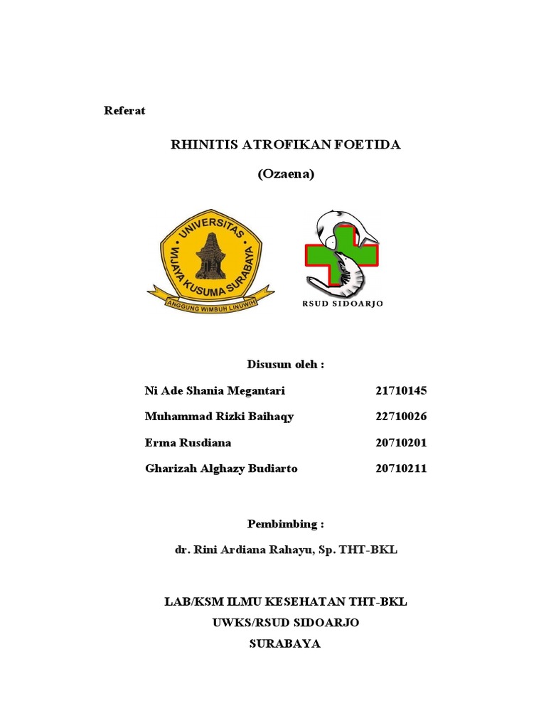 Referat Ozaena Revisi-2 | PDF