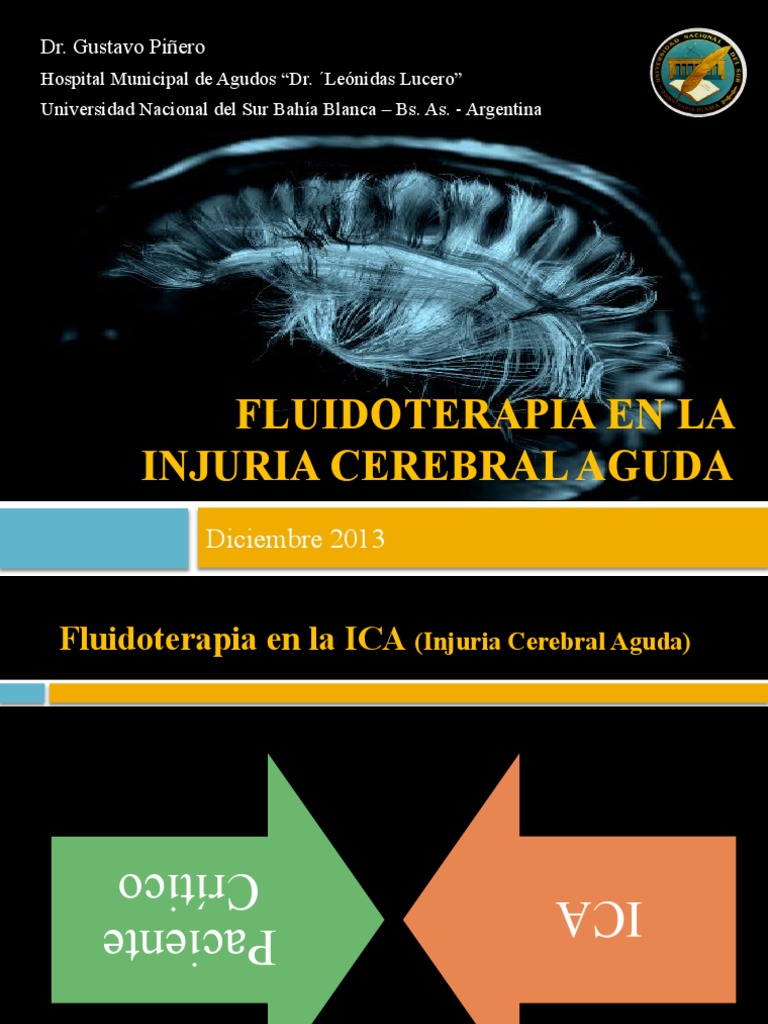 Fluidoterapia en La Injuria Cerebral Aguda | PDF