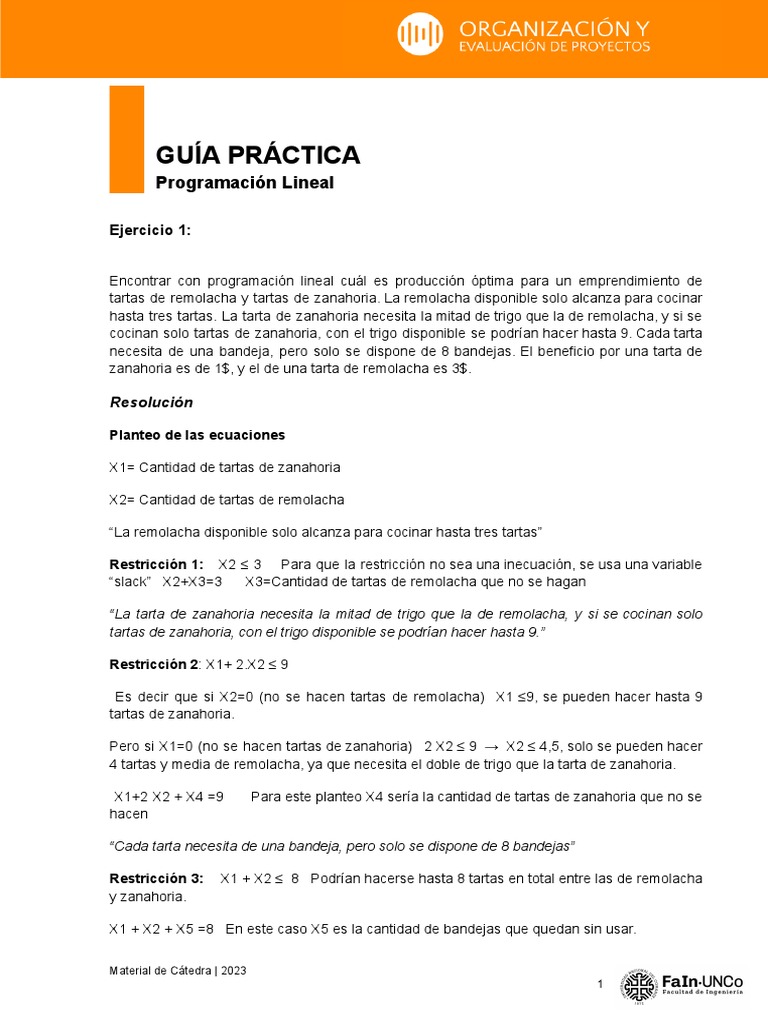 04.1. Guía Práctica de PL - Resoluciones | PDF