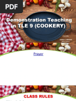 TLE G 9 Module 6 Cookery Lesson 6 Store Appetizers | PDF | Refrigerator | Food Storage