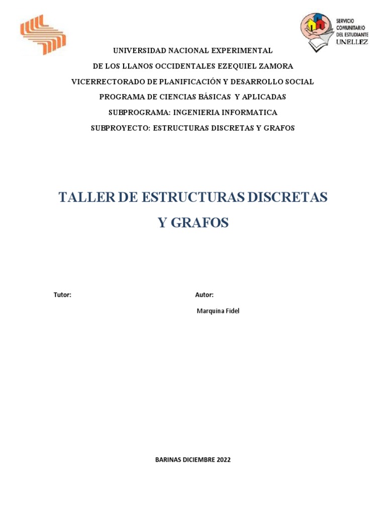 Taller de Estructuras Discretas | PDF