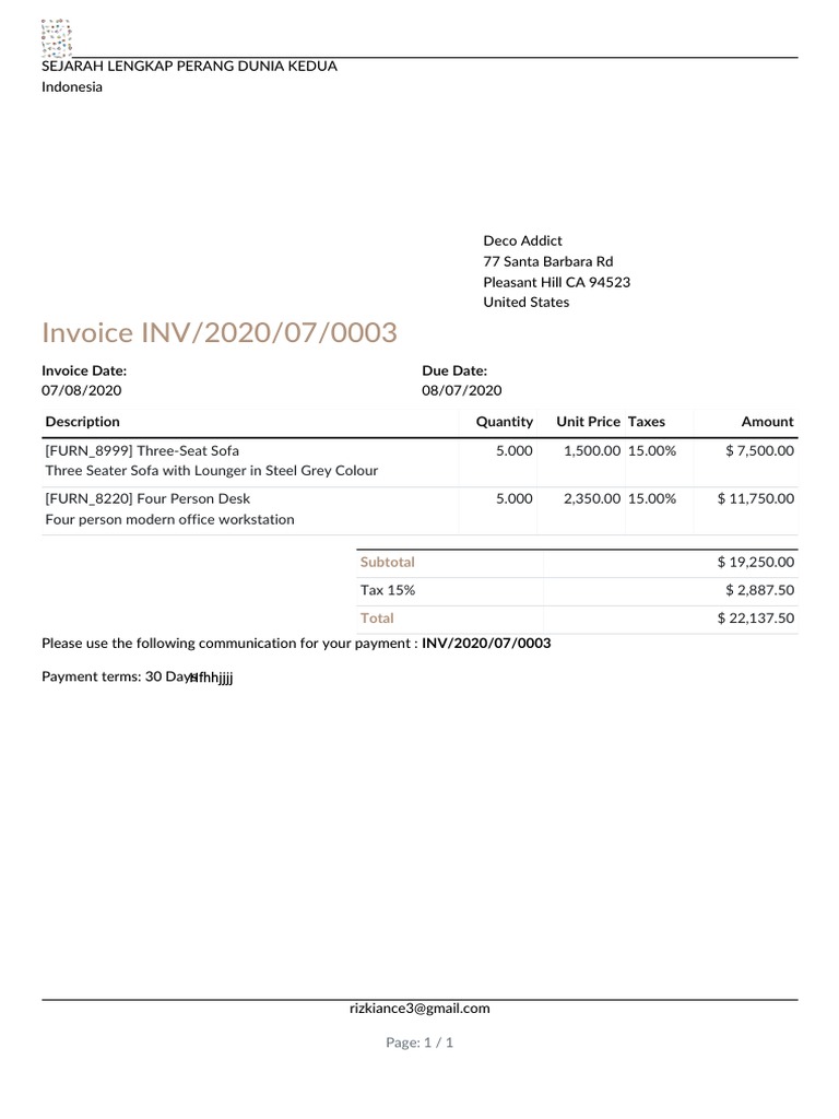 Report Layout Preview | PDF