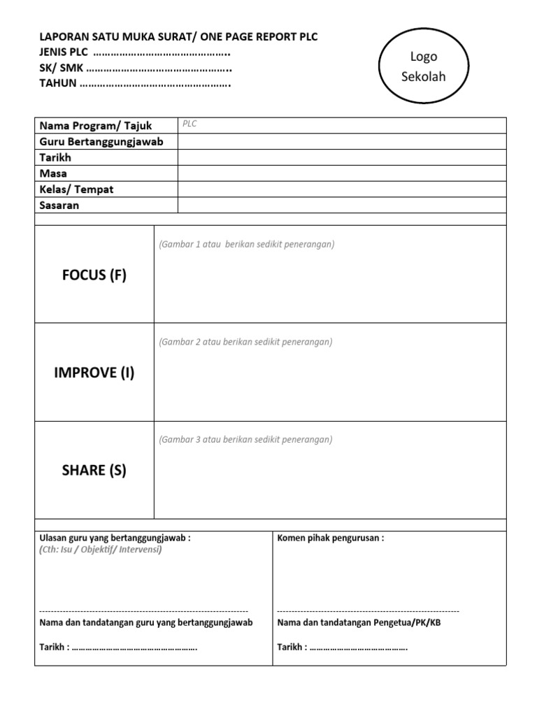 Laporan Satu Muka Surat PLC | PDF