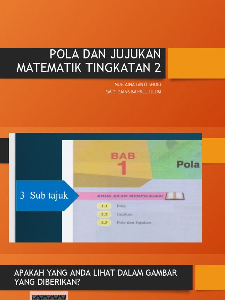 Nota Bab 1 MT t2 | PDF