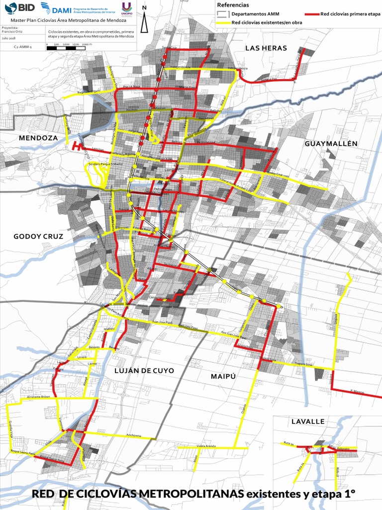 Mapa Ciclovías Mendoza | PDF