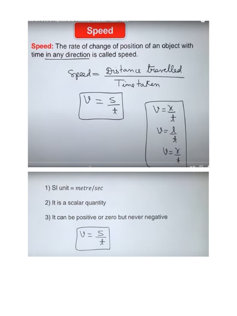 Anil Kumar Speed And Velocity Pdf
