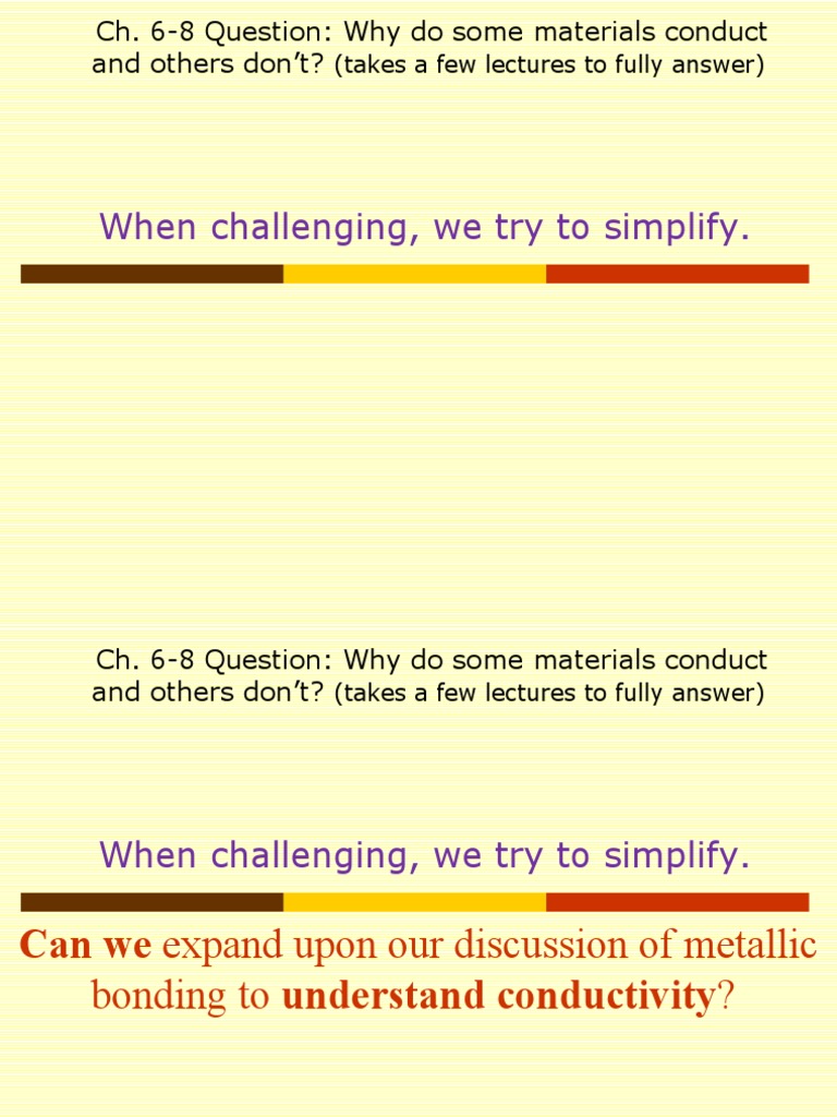 Ch6a, Drude Model and Conductivity of A Metal | PDF | Electrical ...