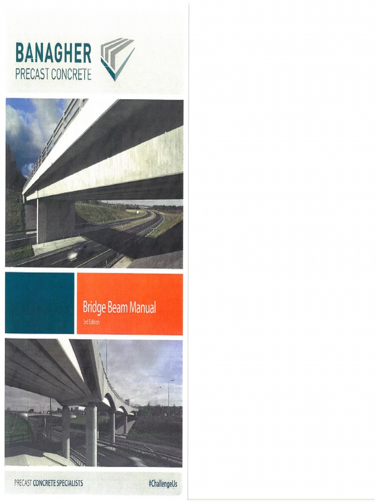Banagher Precast Concrete Bridge Beam Manual | PDF