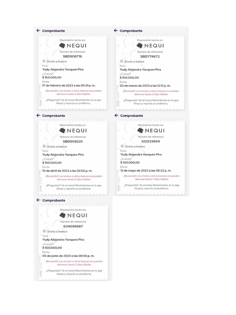 8 Conignaciones Yudy 2023 | PDF