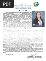 2025 Graduation Message from DepEd Secretary | PDF
