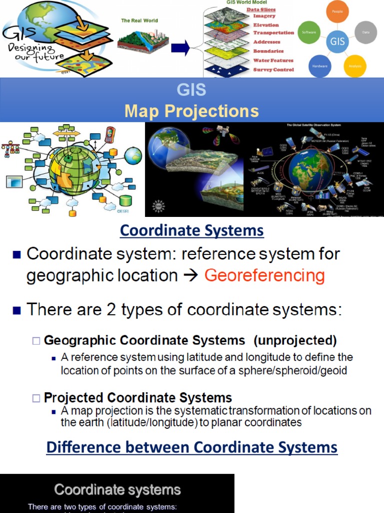 Understanding Map Projections in GIS | PDF | Geodesy | Graphic Design