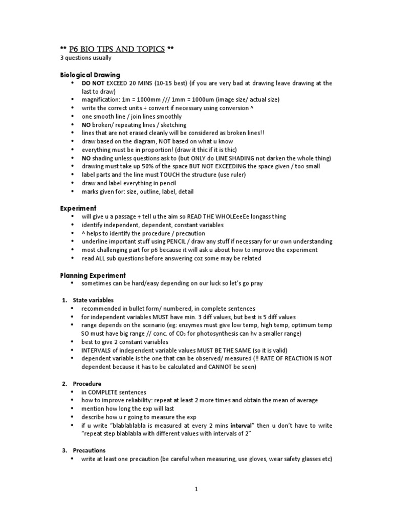 P6 Tips (Ex-Student 2019) | PDF | Histogram | Physical Sciences