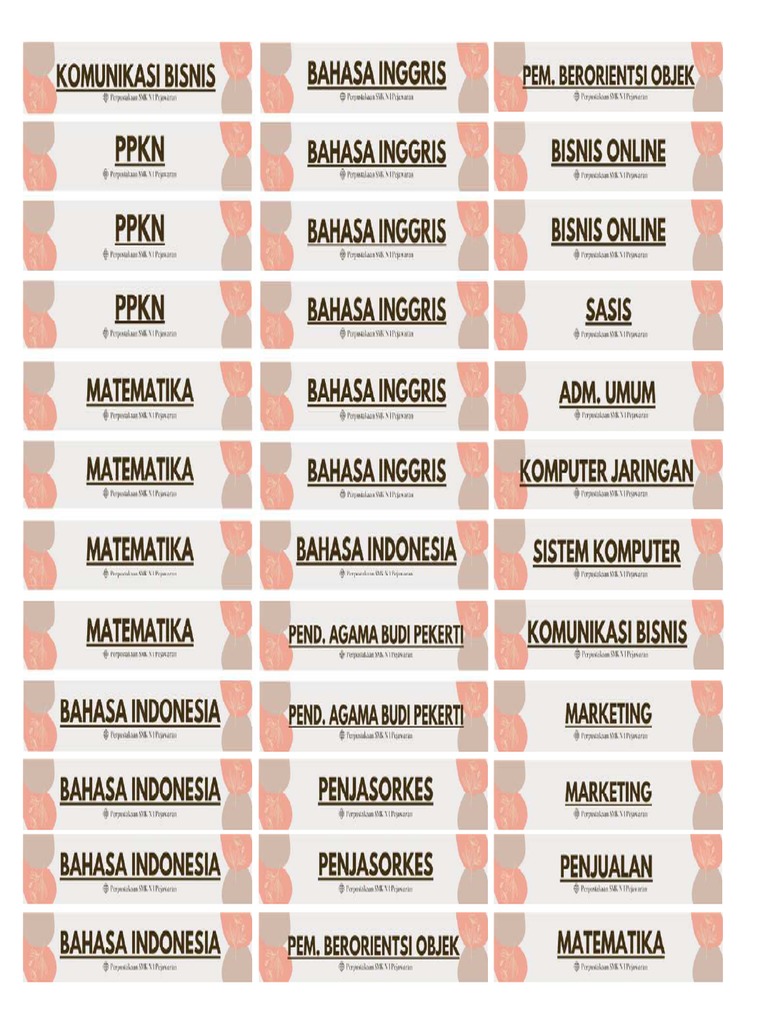 label rak 2(1) | PDF