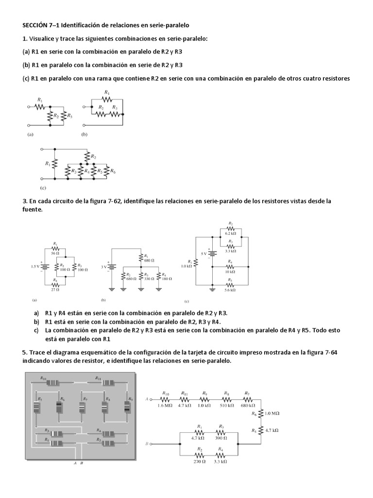Ejercicios Circuitos 4 | PDF