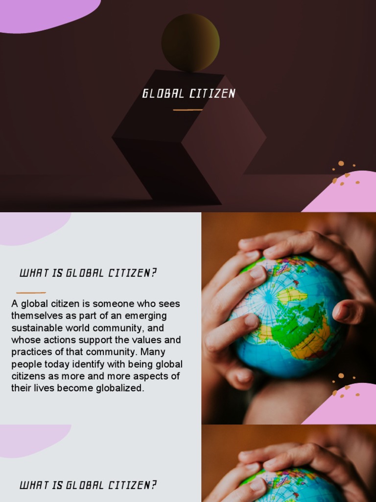 Global Citizen | PDF | Citizenship | Sustainability