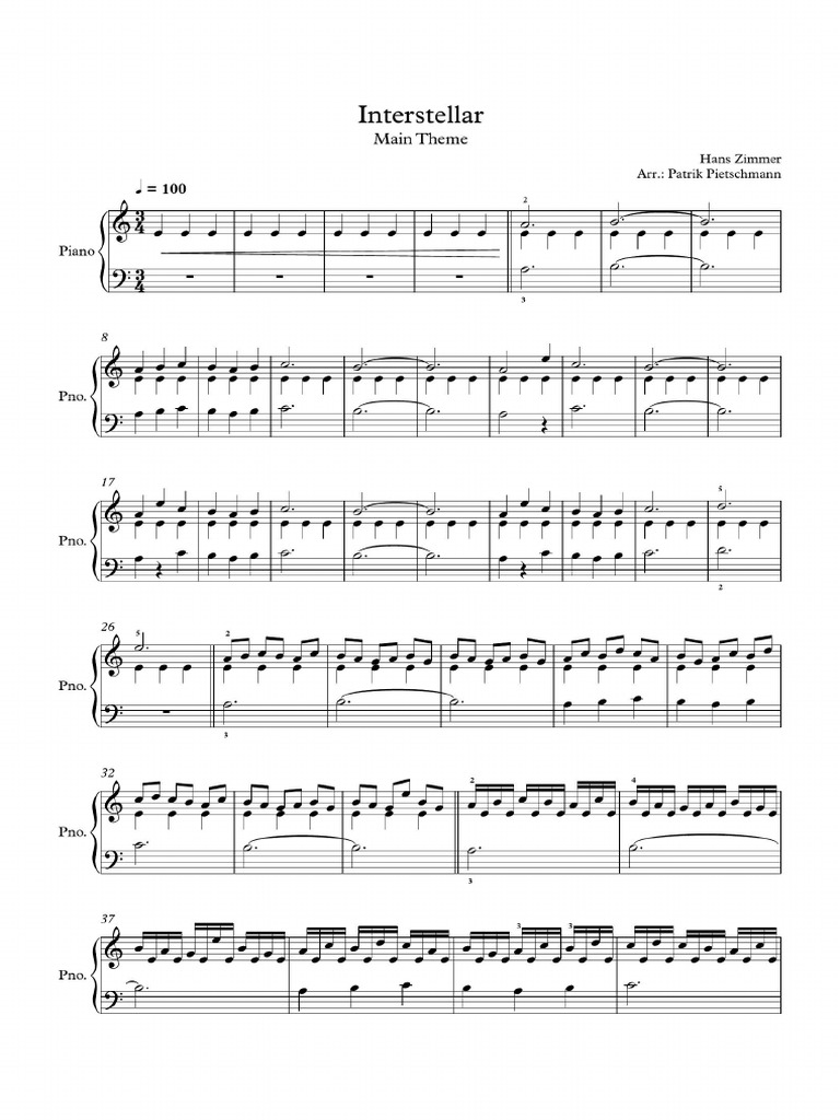 Interstellar note | PDF