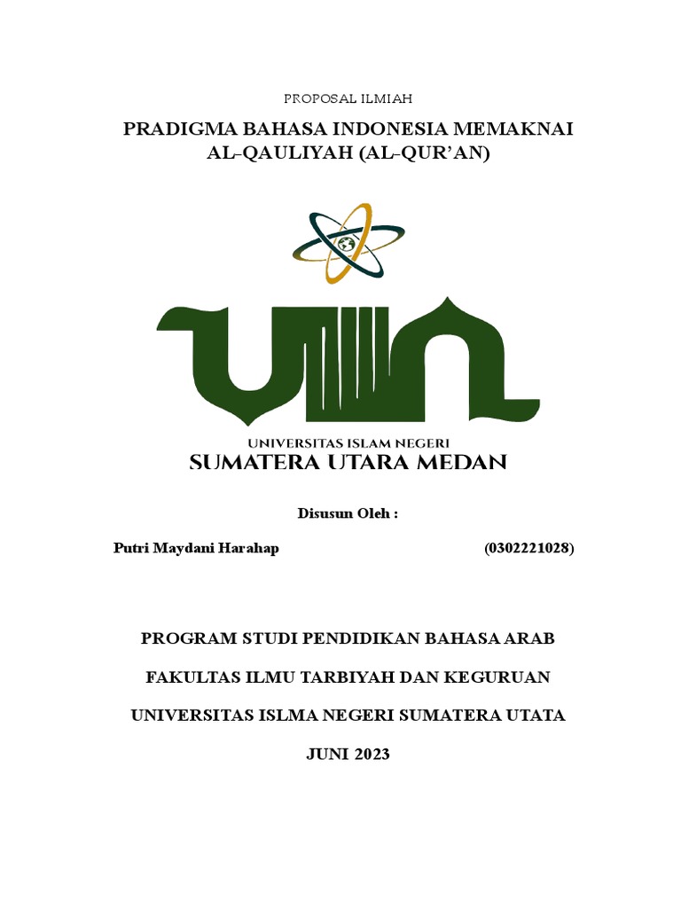 PROPOSAL ILMIAH | PDF