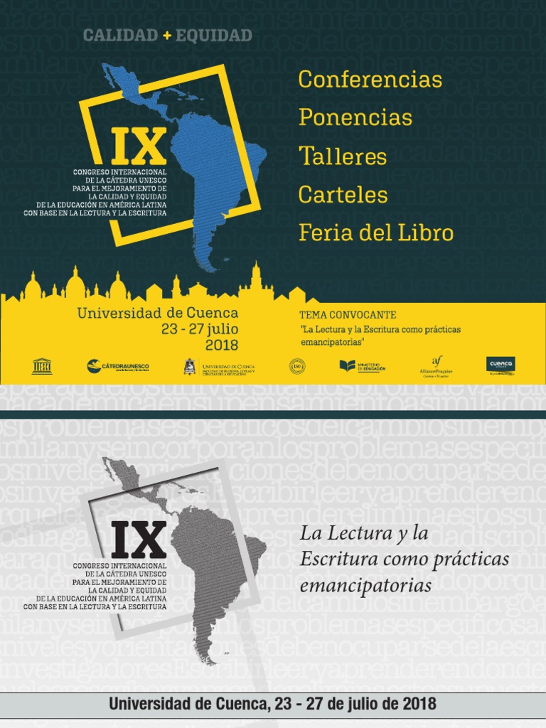 Programa - Congreso Catedra Unesco | PDF | Enseñando | Plan de estudios