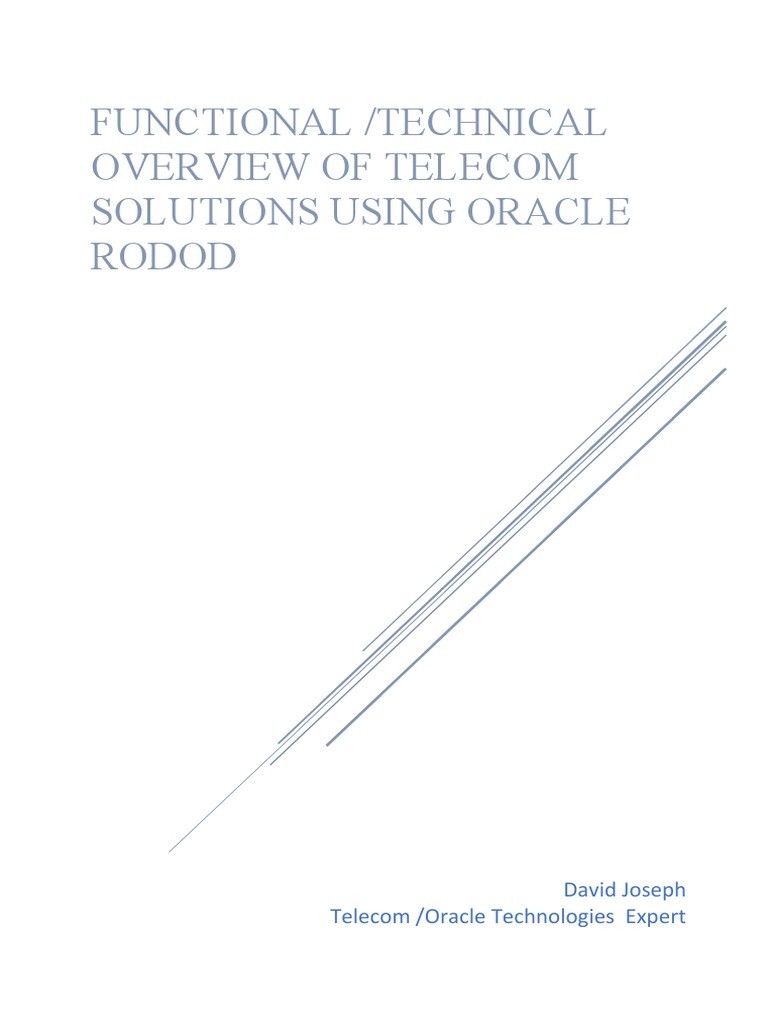 Oracle RODOD Solution | PDF