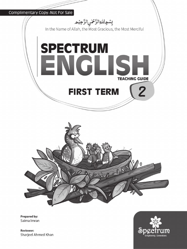 Spectrum English Grade 2 Teaching Guide First Term77 | PDF ...