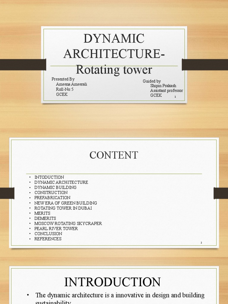 Dynamic Architecture | PDF | Wind Turbine | Wind Power