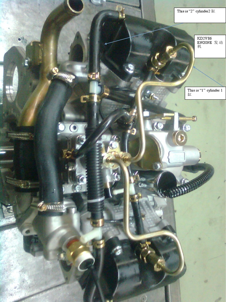 Kd2v86 Engine Valve Gap Adjust Instruction | PDF