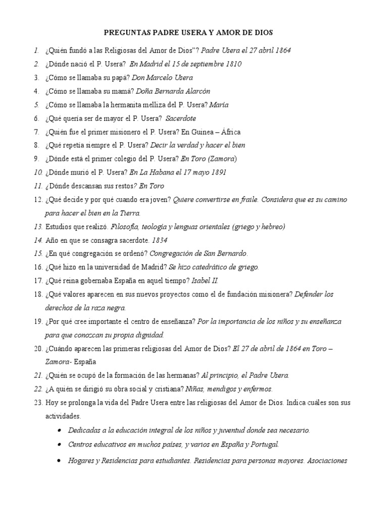 Preguntas P. Usera Rally 2023 | PDF
