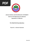 UPSC CPWD Architecture 2016 | PDF | Nature | Science