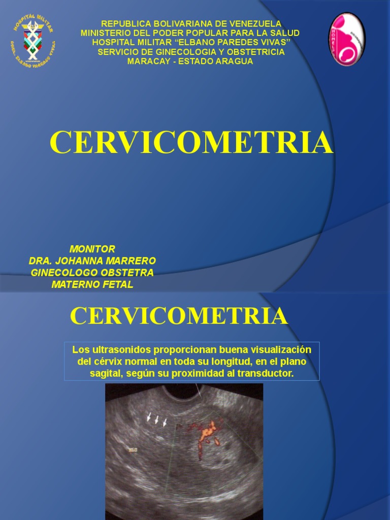 CERVICOMETRIA | PDF | Ultrasonido médico | Embarazo Mamífero