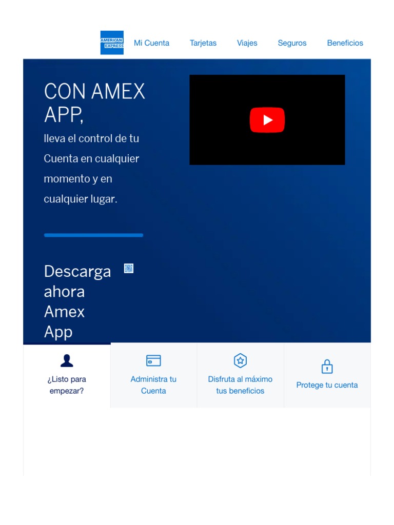 Amex App: Controla tu Cuenta Fácilmente | PDF | American Express ...