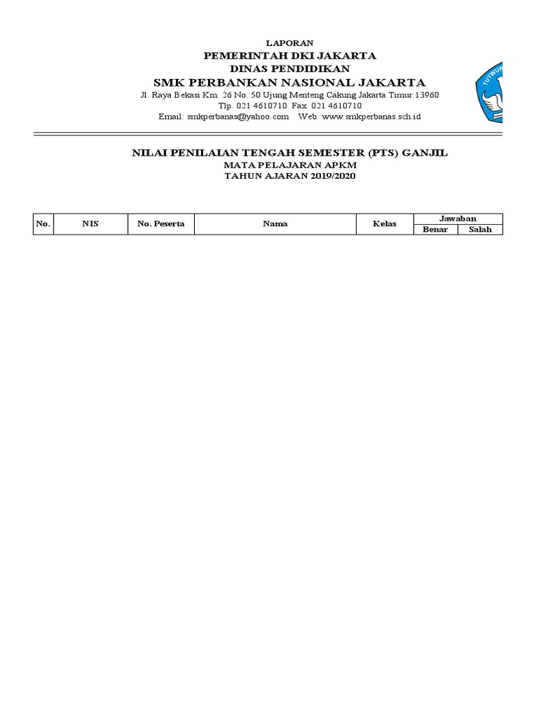 LAPORAN SPESIALISASI Siswa PBN | PDF
