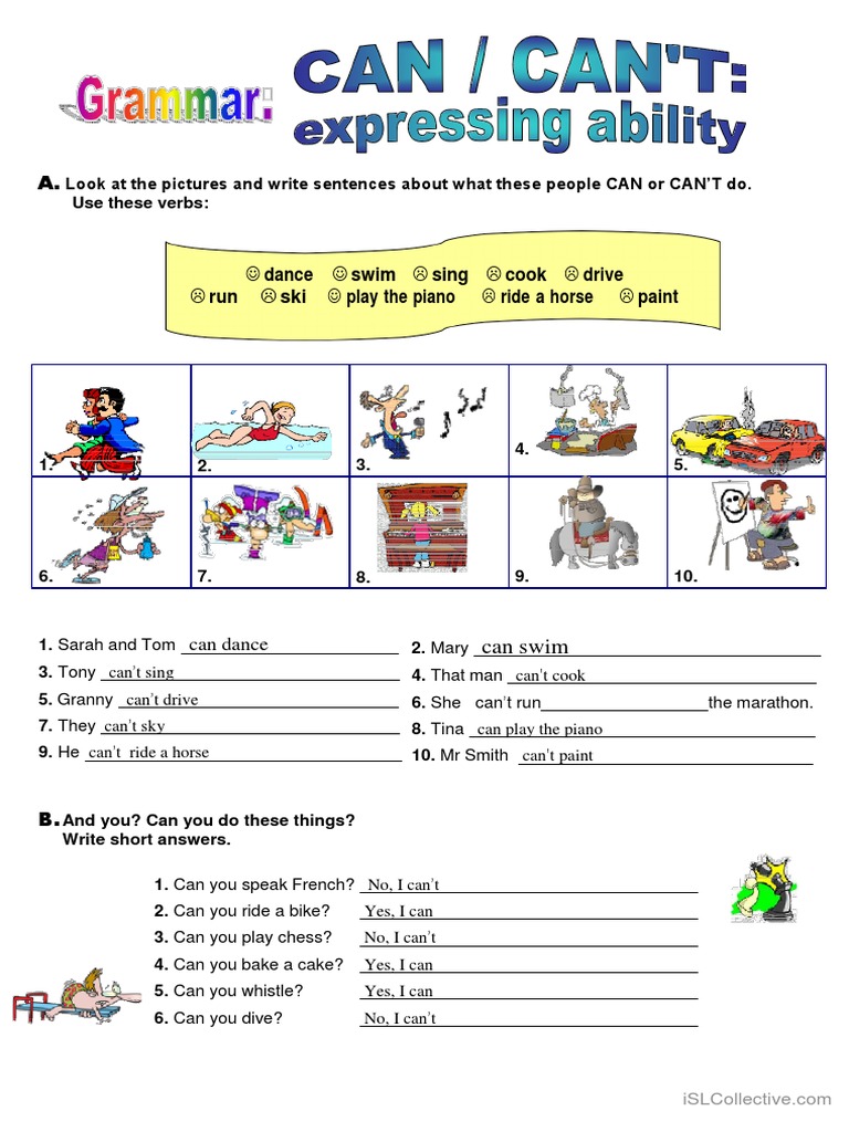 CAN - Expressing Ability- Alice Martinez | PDF