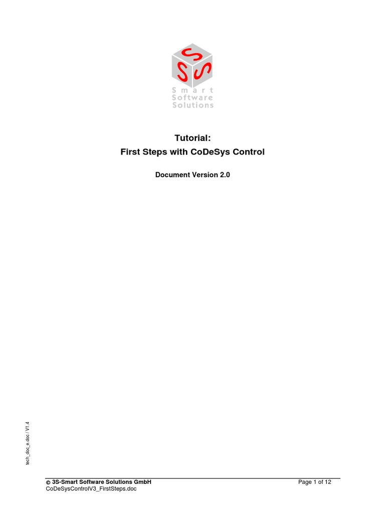 CoDeSys Control: Beginner's Guide | PDF | Computer File | Operating System