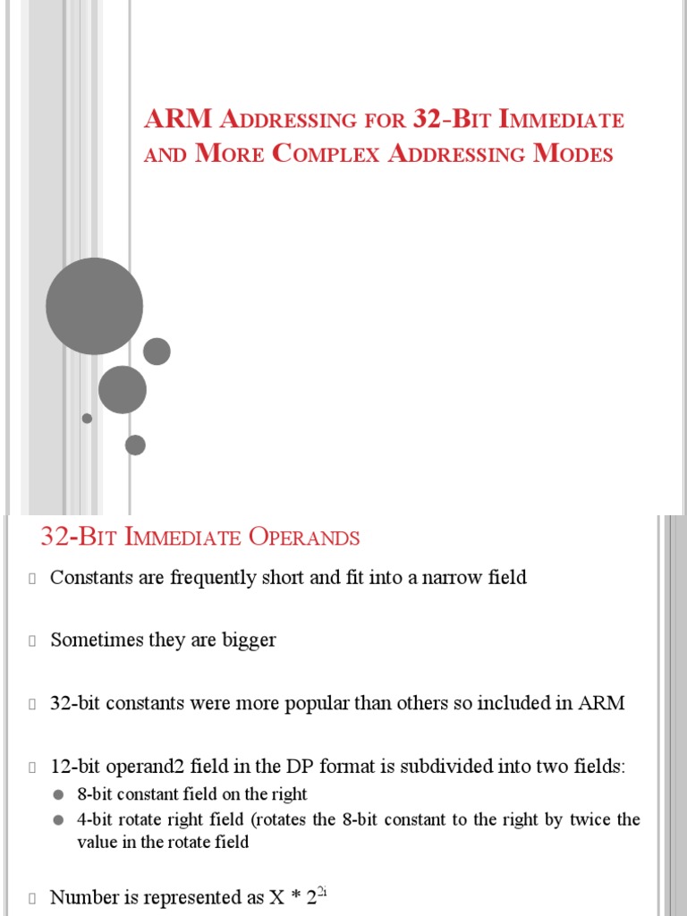 6.ARM Addressing Modes | PDF